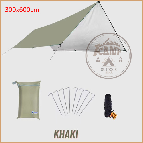 READY STOCK Bluefield Flysheet With UV Silver Coated Tarp Camping ...