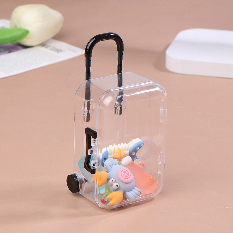 1Pc Mini Trolley Luggage For Storing Doll Handbag Dolls Clothes Shoes ...