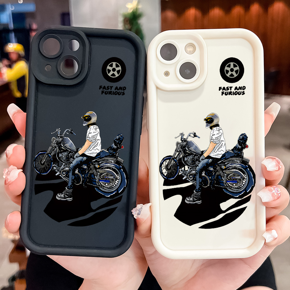 ZeroQiQi for Redmi K30 Ultra Back Cover Cool Motorcycle Soft Rubber ...