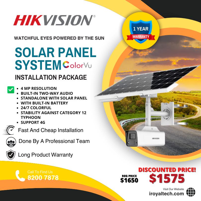 HIKVISION 4MP ColorVu Solar Powered Security Camera Setup | DS ...