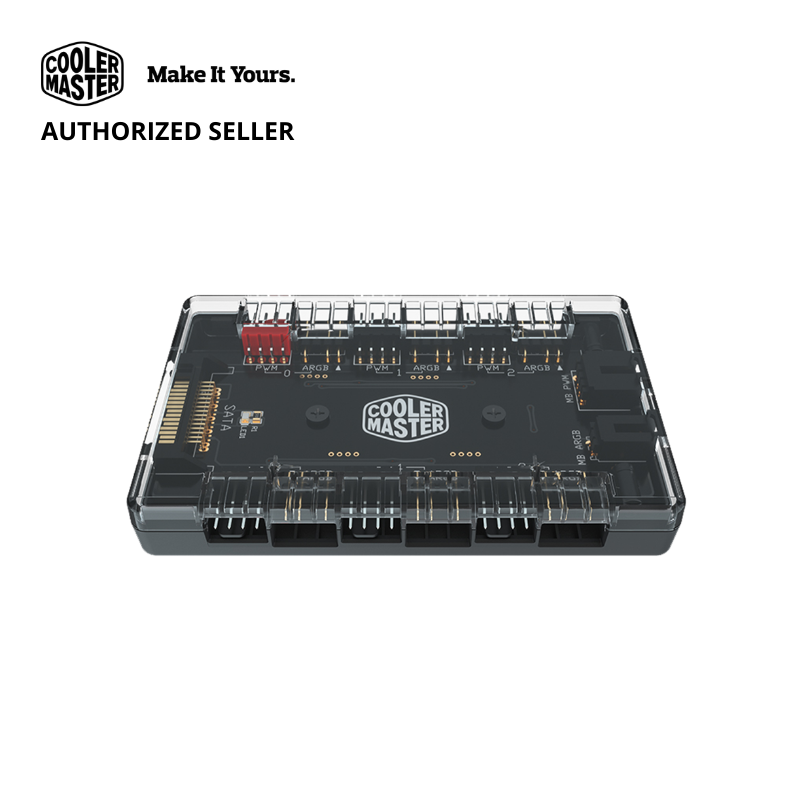 Cooler Master ARGB 1 To 5 Splitter Cable | MasterFan ARGB and PWM HUB ...