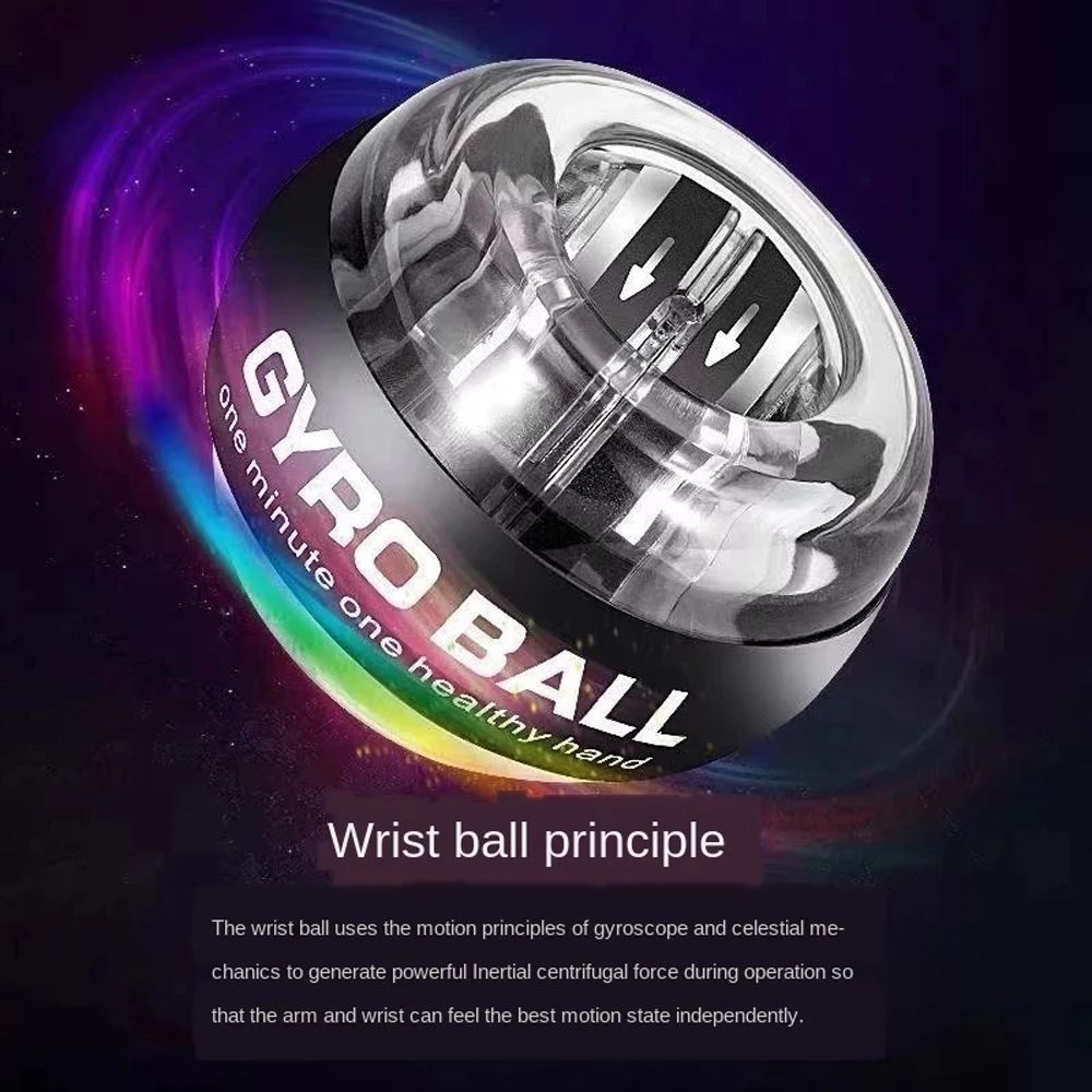Fitness Equipment Muscle Trainer Hand Grips Autostart Range Gyroscopic ...