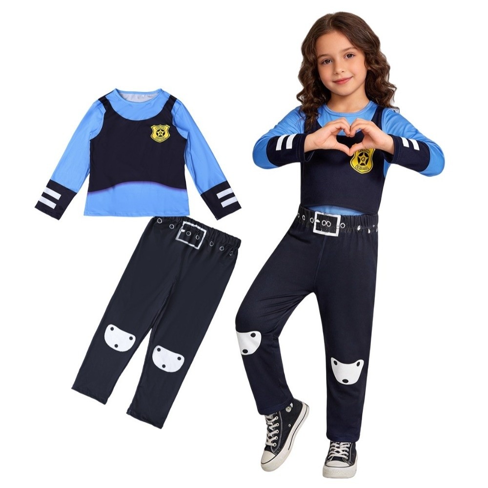 Costume Set Zoo-topia Children Judy Cosplay Costume Judy Bunny Rabbit ...