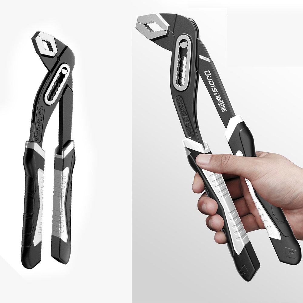 Universal Wrench Water Pump Plier Quick-release Push Button Water Pipe ...