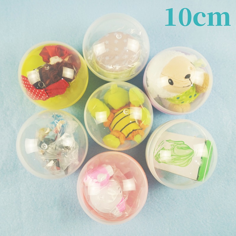 【ClassicNest】100mm 1/pack transparent plastic Surprise ball capsules ...