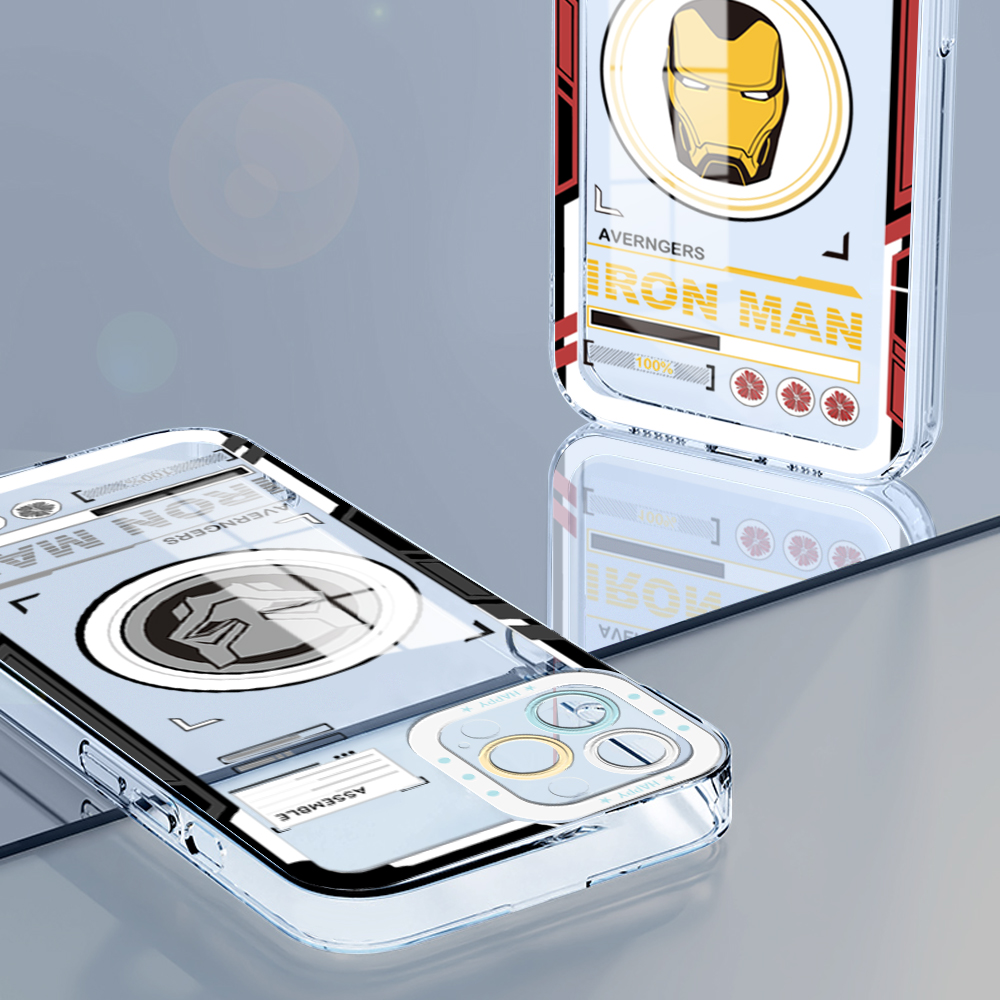 AMORVOR for Realme C75 Back Cover Cool Marvel Iron Man Crystal Phone ...