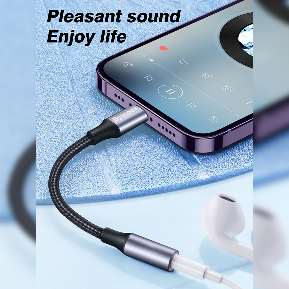 Lightning To 3 5 MM Jack AUX Cable Adapter For iPhone 12 13 14 Pro ...