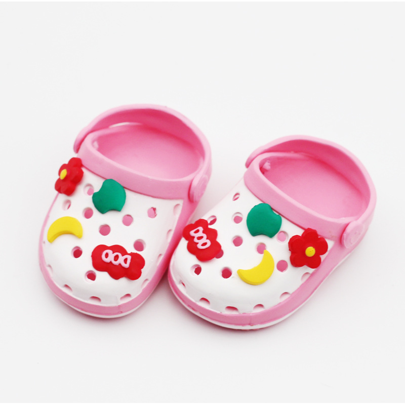 SF Cute Labubu Dolls Slippers Crocs Shoes Doll Accessories For 20cm ...
