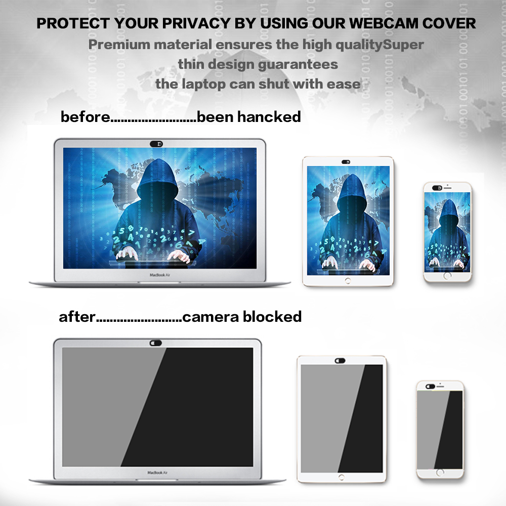 【New Innovation】WebCam Cover Shutter Magnet Slider Universal Antispy ...