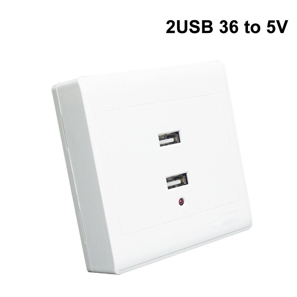 CBT 2/4 Ports Office Use 36V to 5V USB 220V to 5V Plug Outlet Charger ...