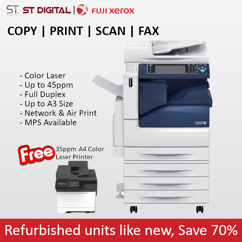 Fuji Xerox Fujifilm Refurbished ApeosPort-V C4475 A3 Colour ...