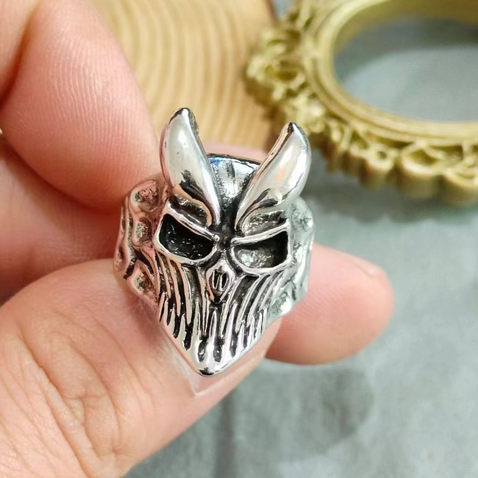 Old Ring Male Personality Exaggerated Ring Crazy Russian Dead Nuclear ...