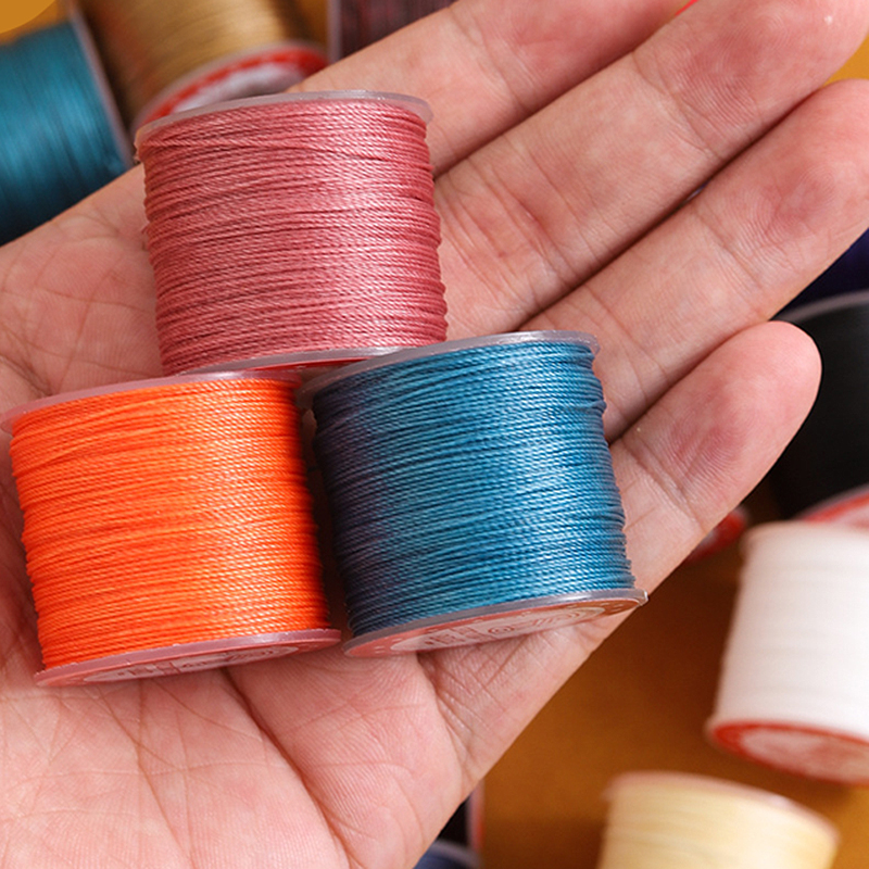 0.6mm 20m Nylon Waxed Threads For Hand Stitching Jewelry Making Rope ...