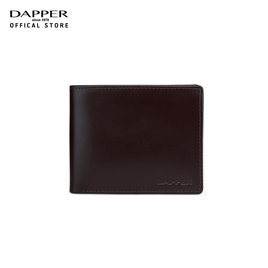 DAPPER กระเป๋าสตางค์ Verona Leather Billfold Wallet สีน้ำตาล - DAPPER - ThaiPick