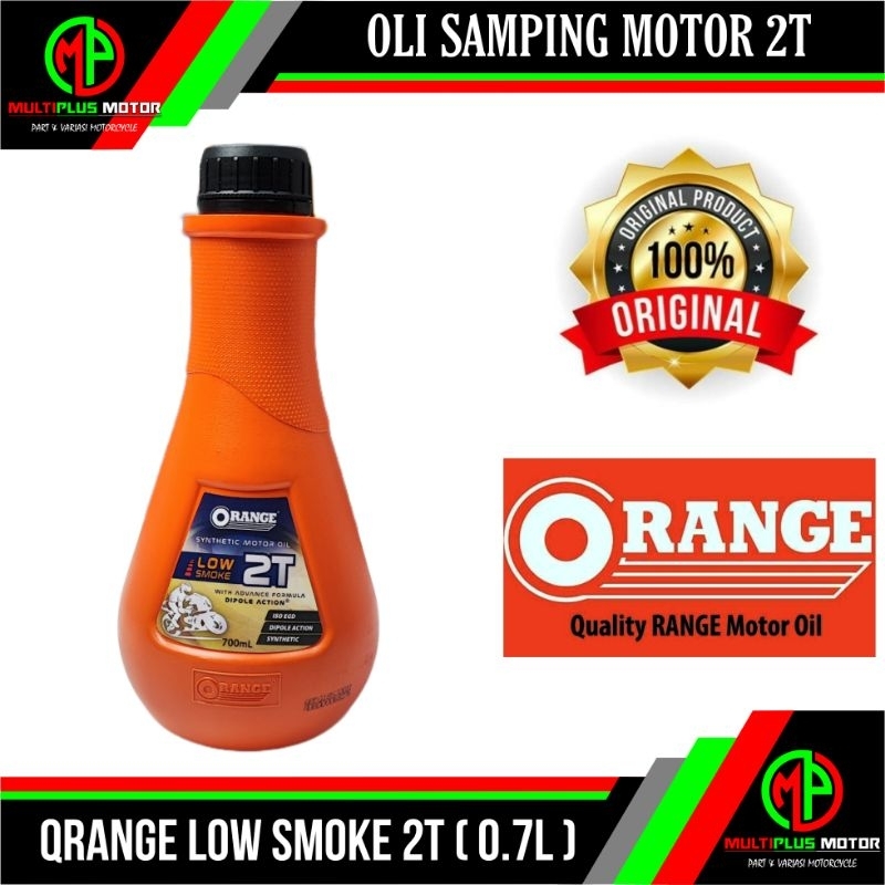 Oli samping 2T QRANGE ORANGE LOW SMOKE TROPICAL ORIGINAL 100% All ...