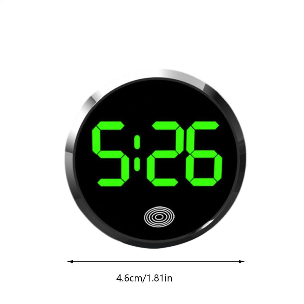 Multi-purpose Touch-Activated Car Dashboard Clock Mini LED Time Display ...