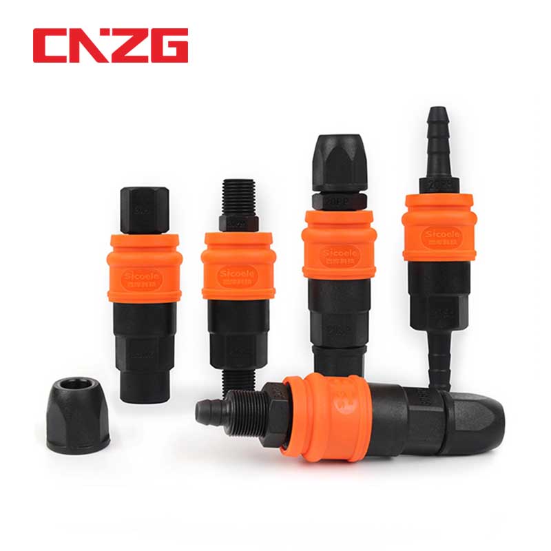 C Type Quick Connector Plastic Pneumatic High Pressure Coupling Pp20 ...