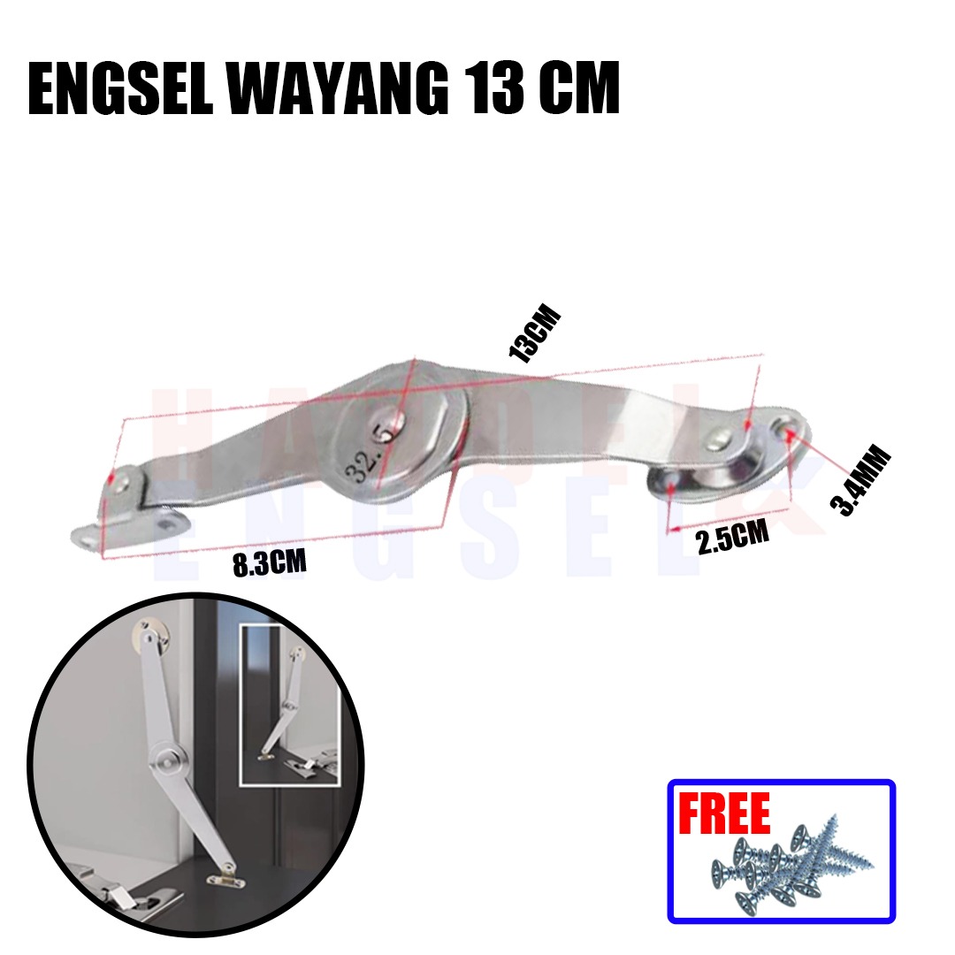 Engsel Wayang Salon 13 Cm 22 Cm Engsel Lipat Sikutan Jendela | Lazada ...