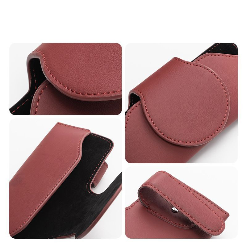 Jaguar car leather glasses case glasses clip storage box suitable for ...