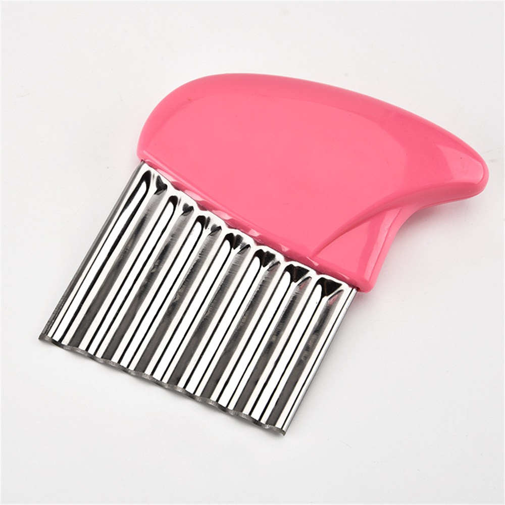 【Innovative design】1pc potato slices pink blue Wave onion potato slices ...