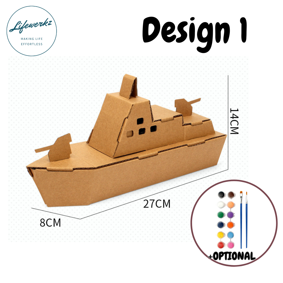 DIY Paper Craft Cardboard Model for Kids | Lazada Singapore