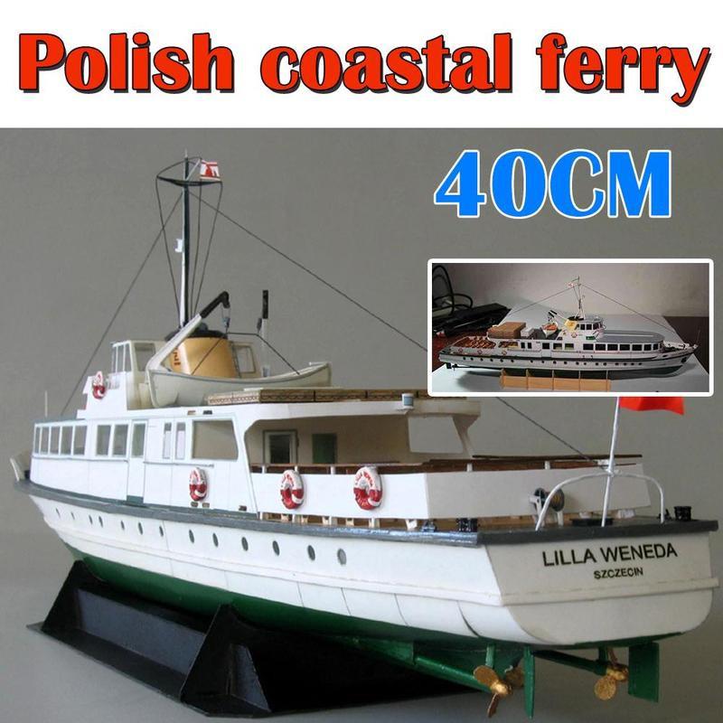 Self-Assembly Polish Ferry Boat Model Diy 3D Ferry Puzzle Boat Weneda ...