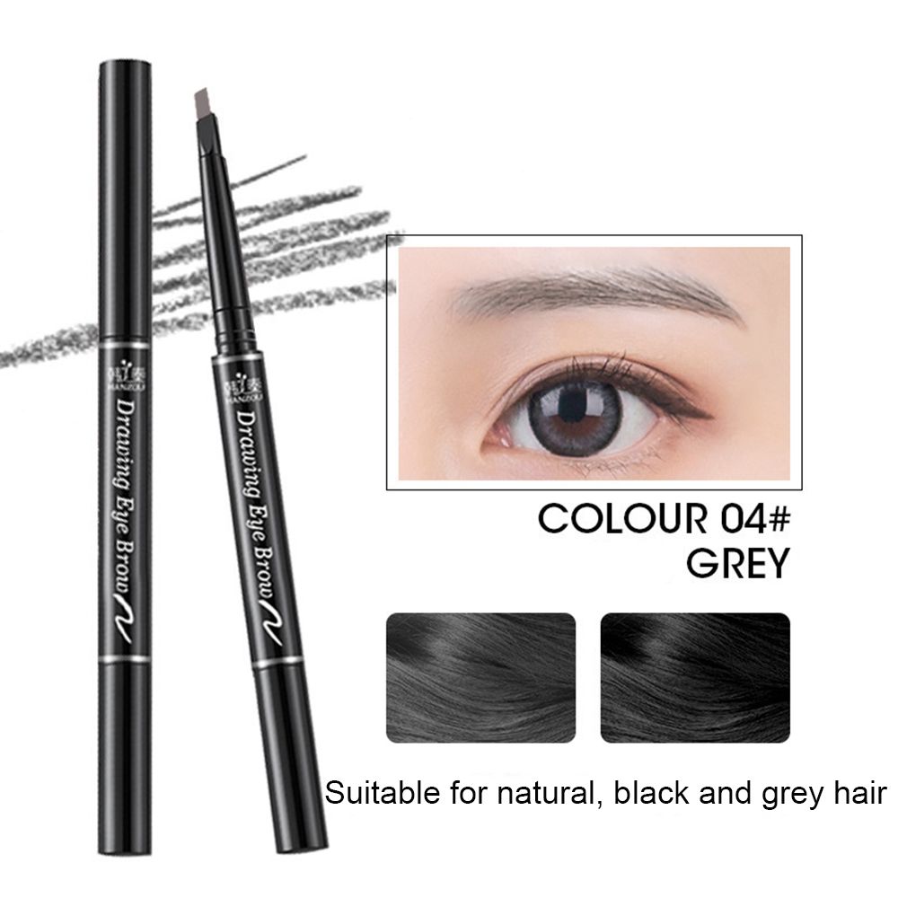 5 Color Waterproof Double Ended Eyebrow Pencil Long Lasting No Blooming ...