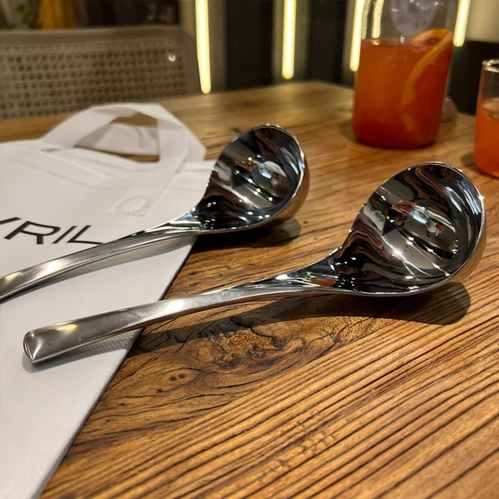 New Stainless Steel Stainless Steel Spoon Thicken Long Handle Hot Pot ...