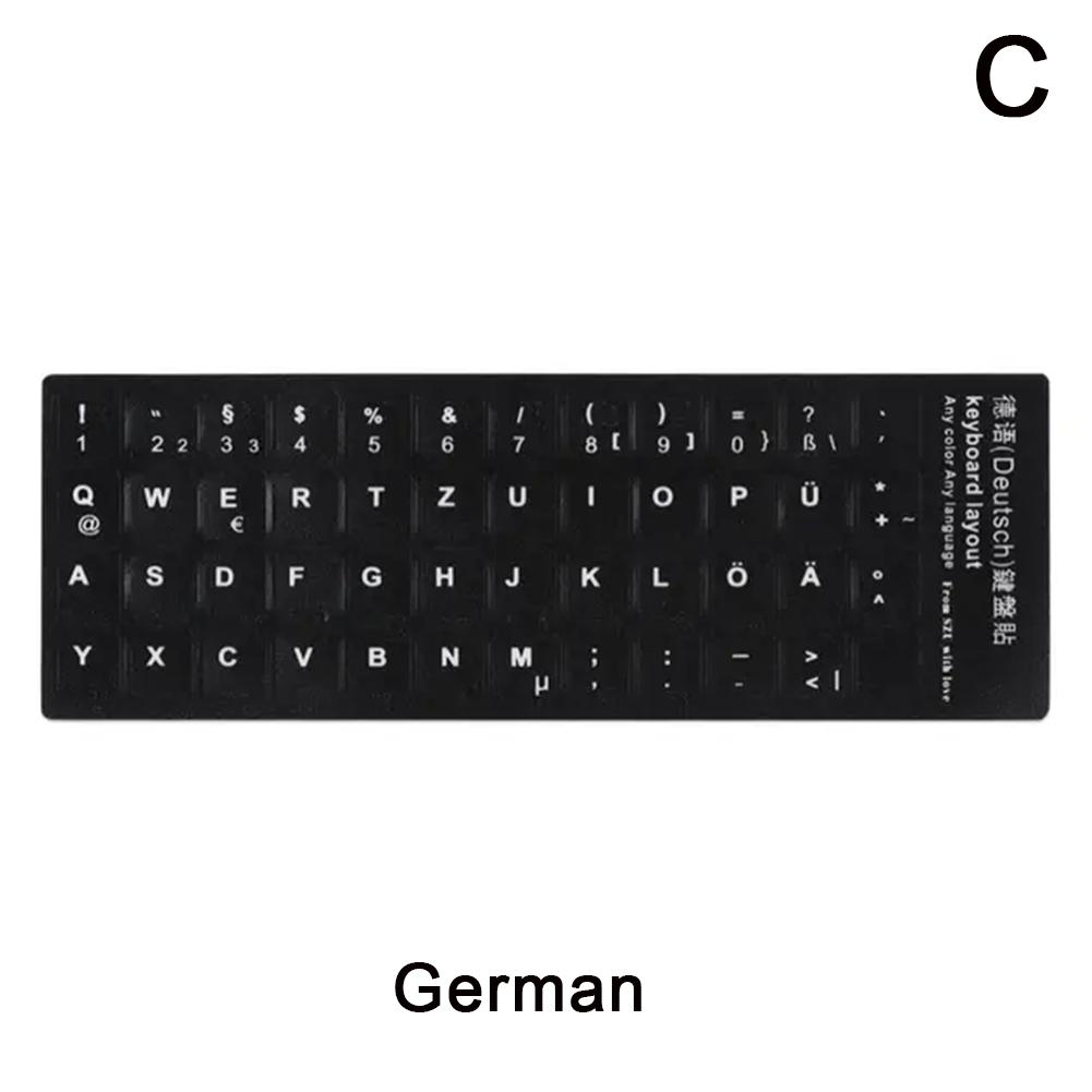【Wireless】 notebook keyboard sticker traditional Spanish German French ...