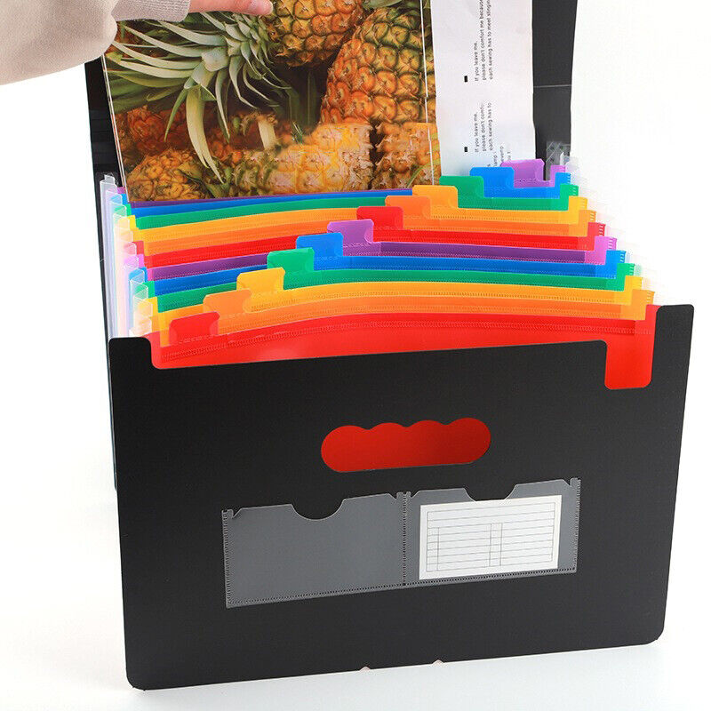 Expanding File Folder A4 Expanding File Organiser Large Capacity Office ...