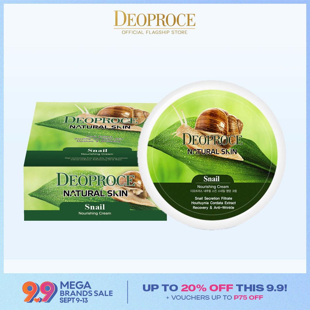 DEOPROCE Natural Skin Snail Nourishing Cream 100g | Lazada PH