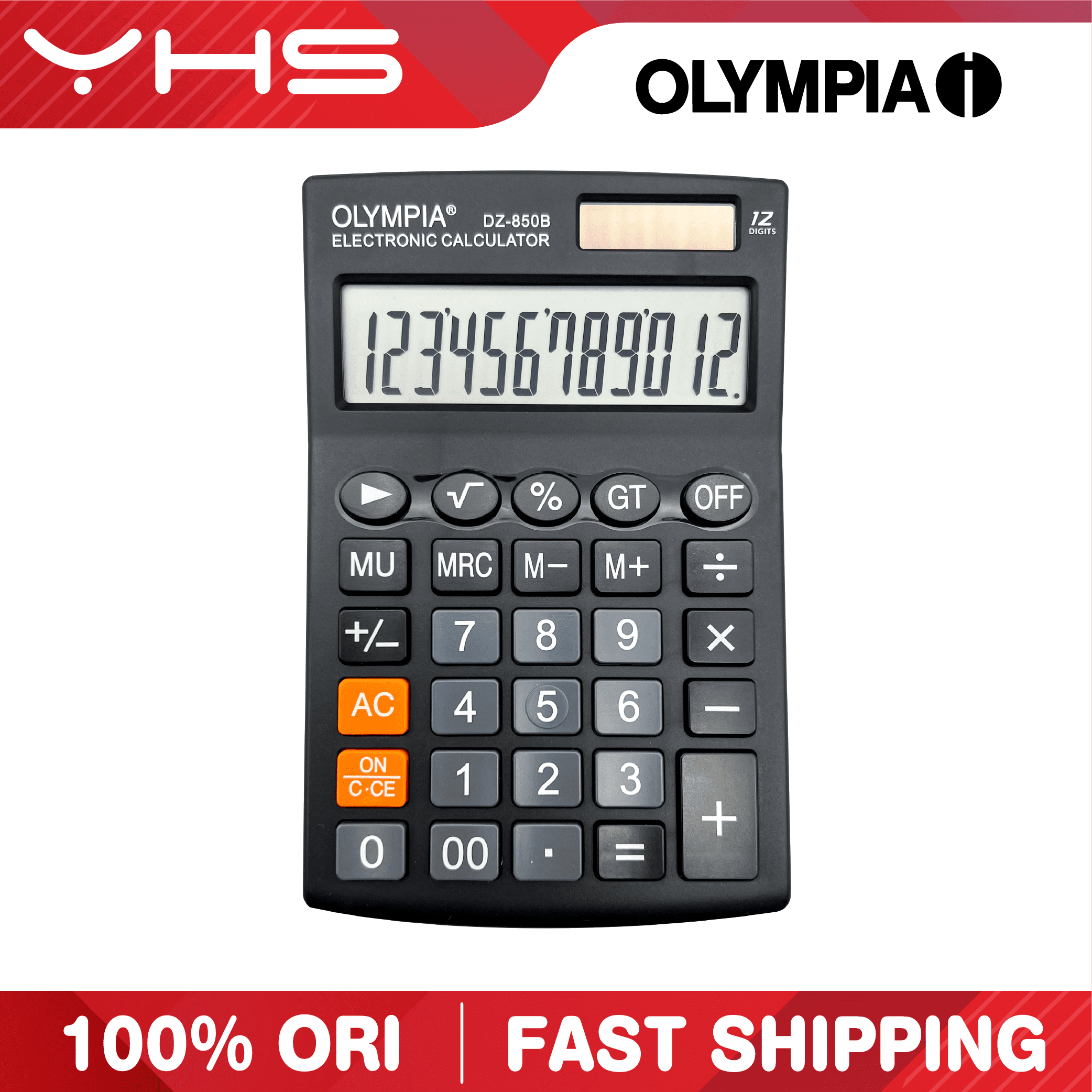 [German Brand] Olympia DZ-850B Electronic Desktop Calculator with 12 ...