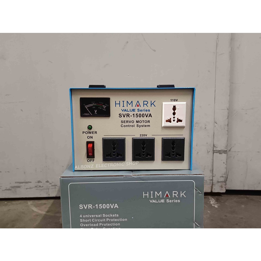 Himark AVR / SVR-1500VA Automatic Servo Motor Voltage Regulator Control ...