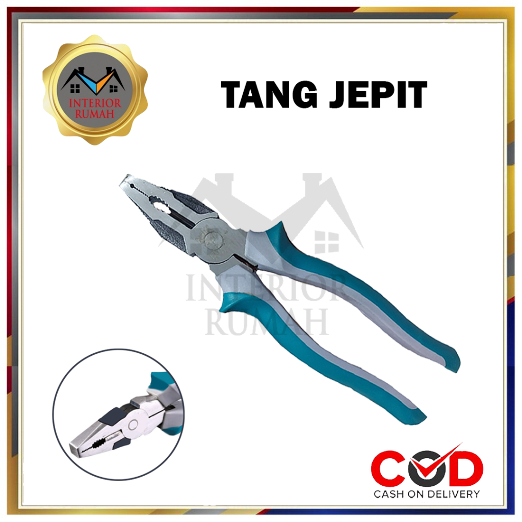 Tang Besi Baja Jepit Tang Serbaguna Gagang Karet | Lazada Indonesia
