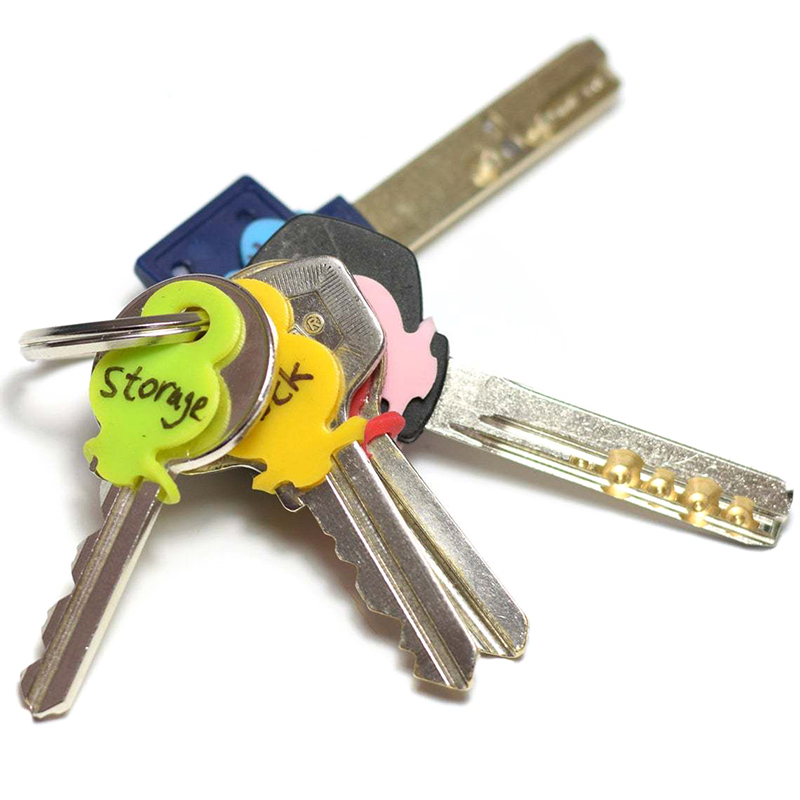 12Pcs/set Multicolor Key Top Covers Head Caps Tags ID Markers Mixed ...