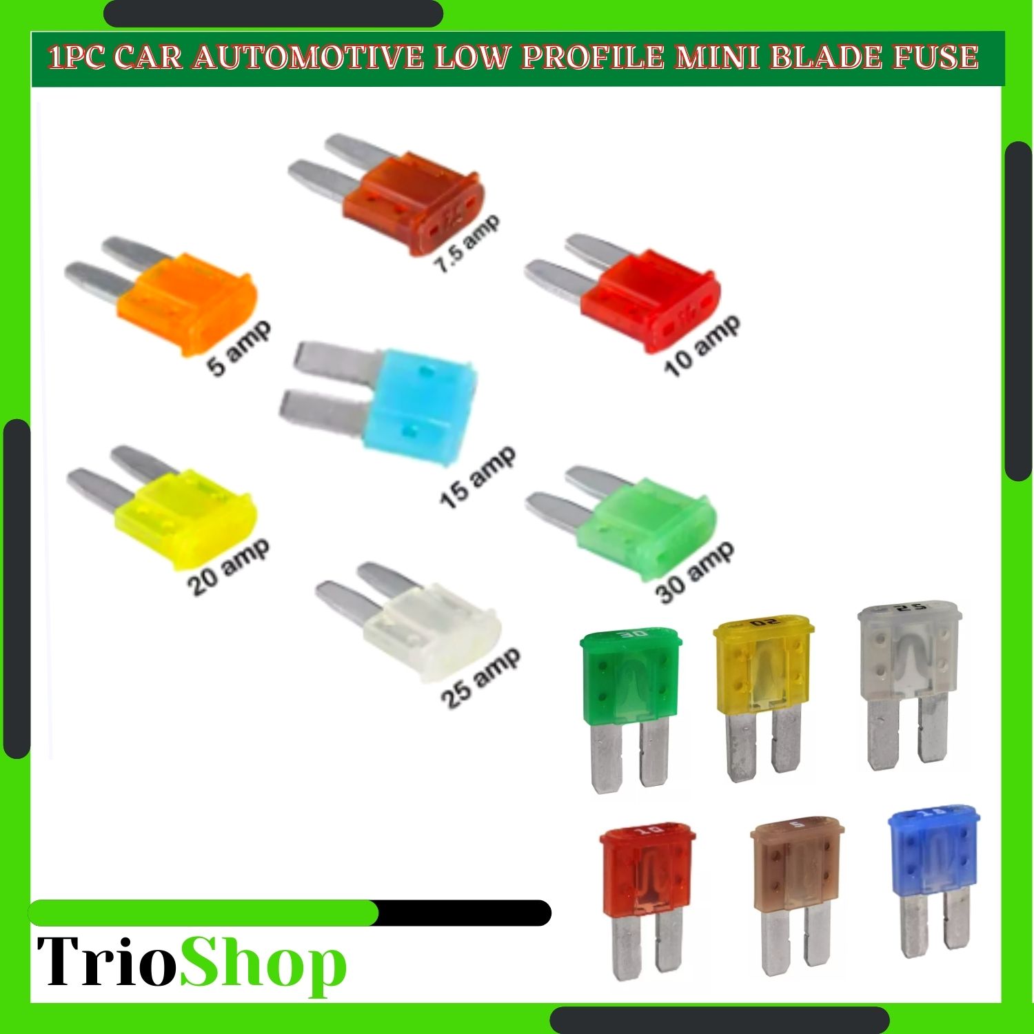 1PC Car Automotive Blade FUSE Micro Mini FUSE Micro2 APT ATR | Lazada PH