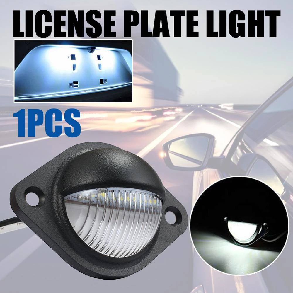 1Pcs 12V LED Number License Plate Light For Car Boats Motorcycle ...