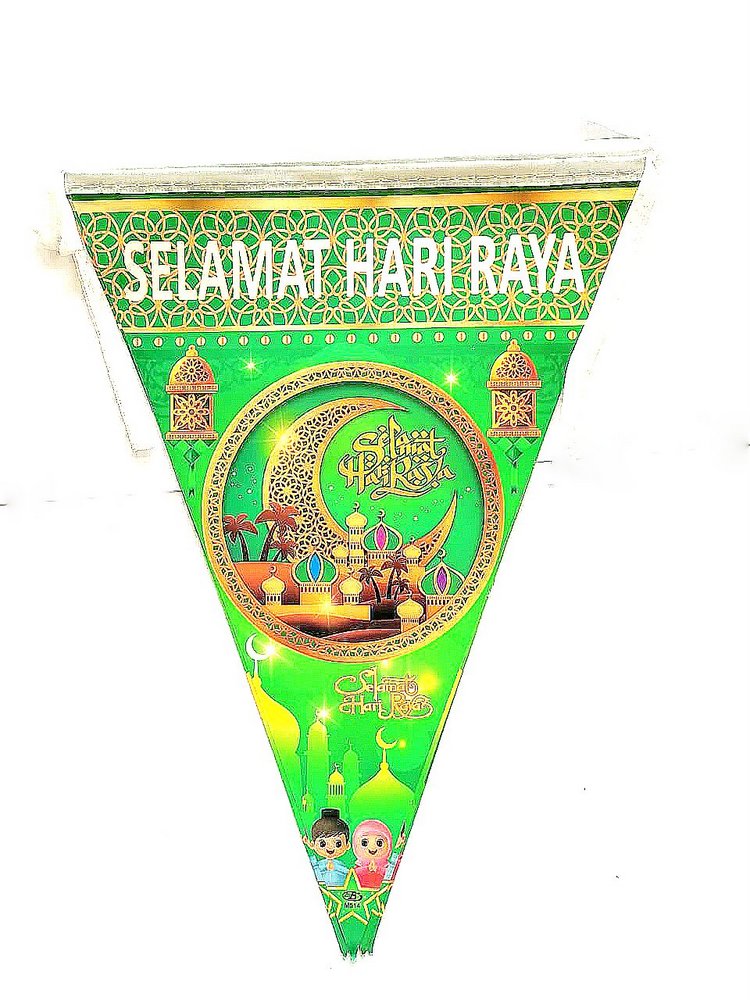 HOORAY! RAYA BANNER SELAMAT HARI RAYA GANTUNG DEKO CR8 | Lazada