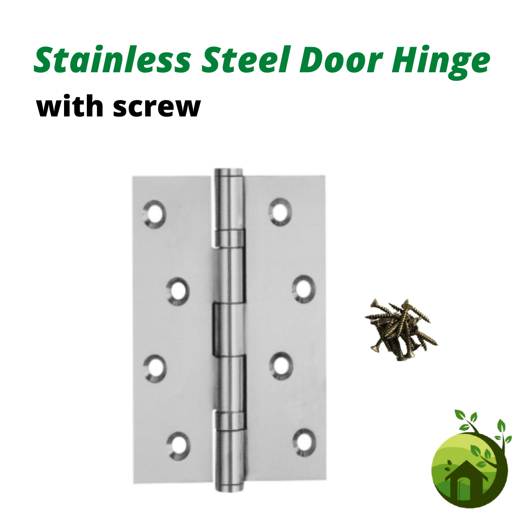 4'' Door Hinge SUS 304 Stainless Steel Door Hinges Engsel Besi Ensel ...