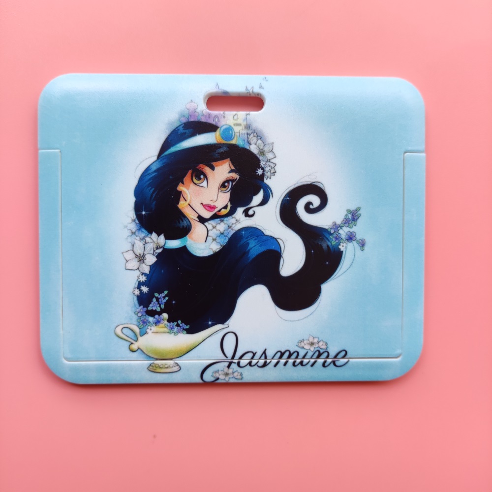 Tanggeri Fashion Disney Jasmine Princess Identification Card Holder ...