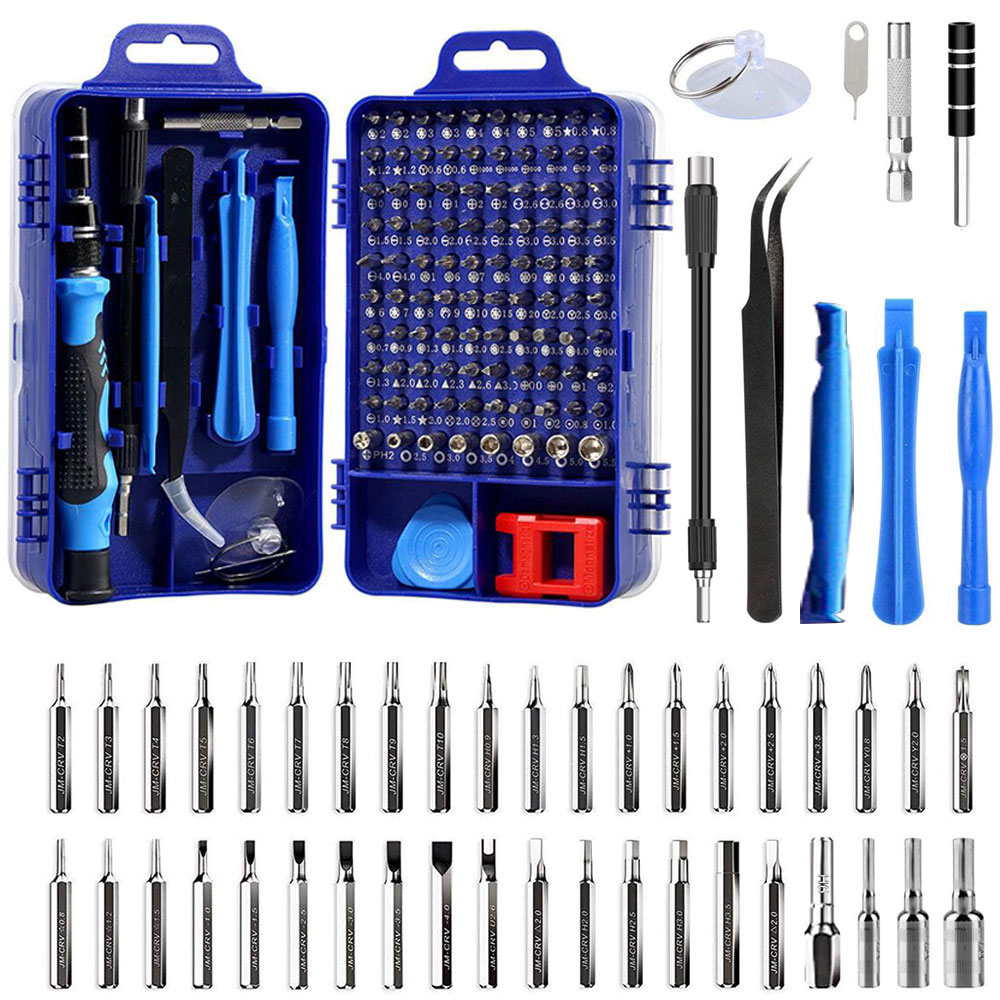 Magnetic Precision Screwdriver Set 115 in 1 Mini Repair Kits PC Phone ...