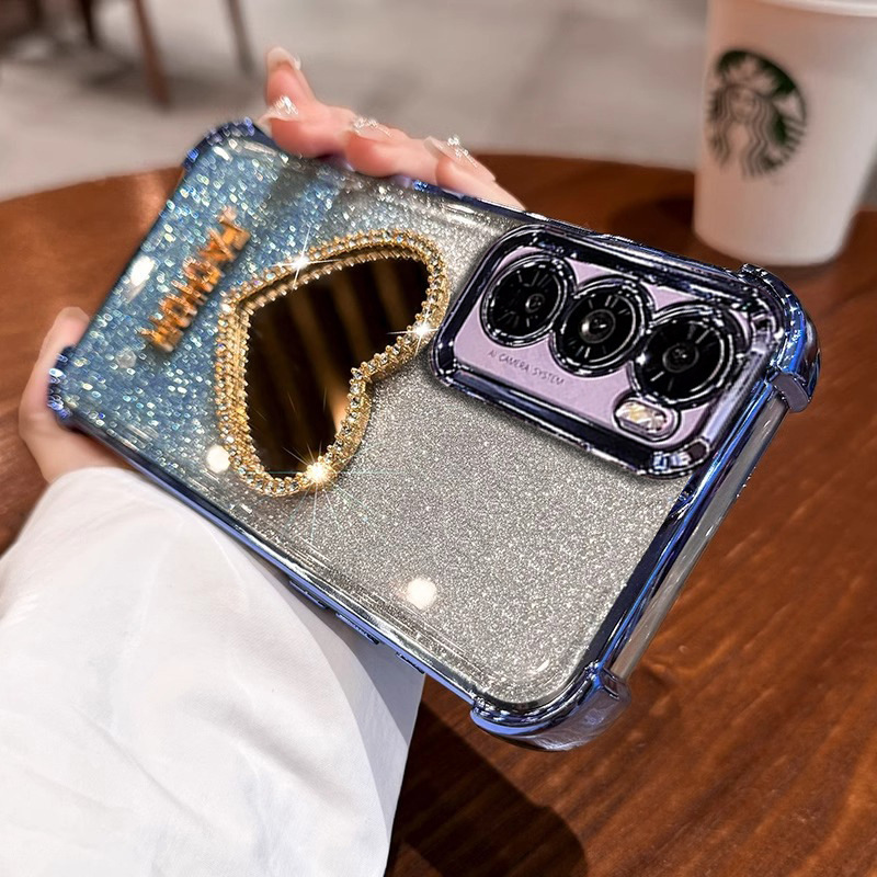 Samsung Galaxy A34 Phone Case, Sparkling Glitter Military-Grade ...