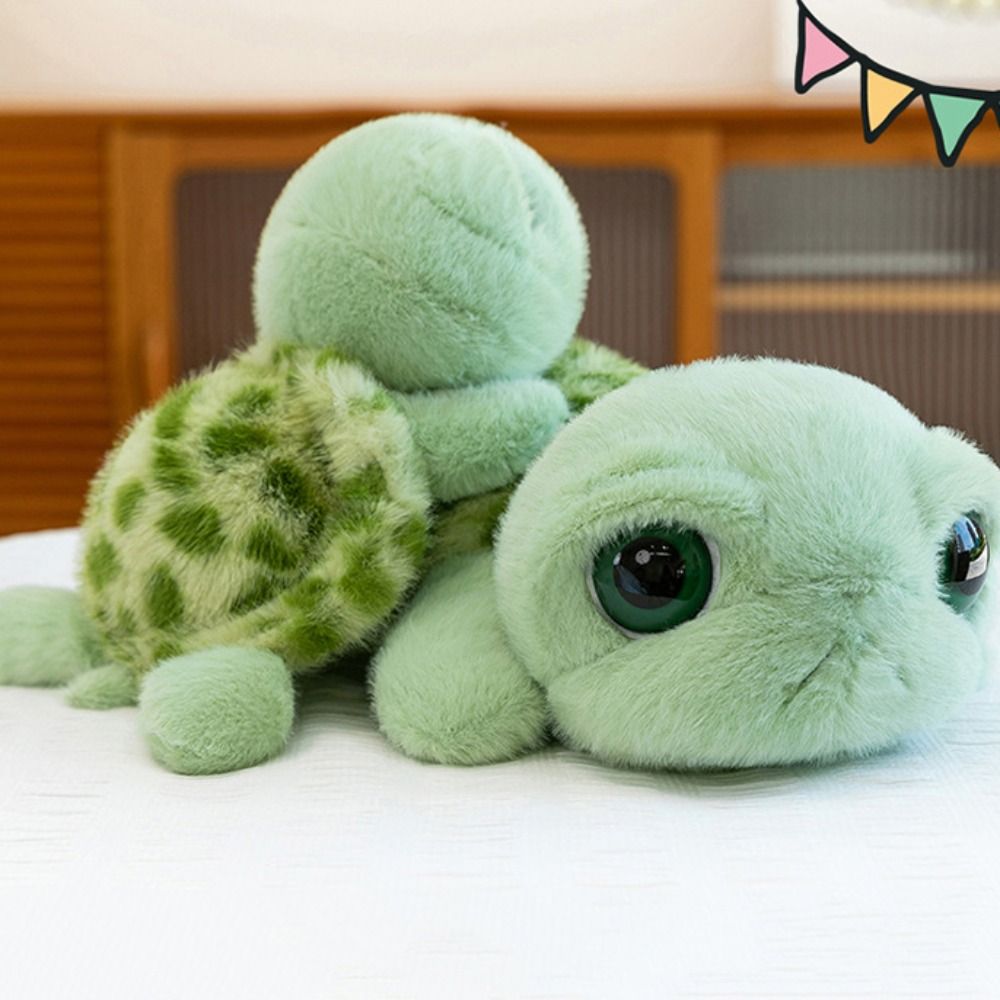 Novelty Fluffy Sea Tortoise Plush Toys Collection Soft Animal Sea ...