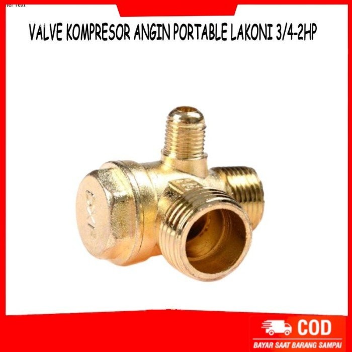 CHECK VALVE KOMPRESOR ANGIN PORTABLE LAKONI 3/4-2HP | Lazada Indonesia