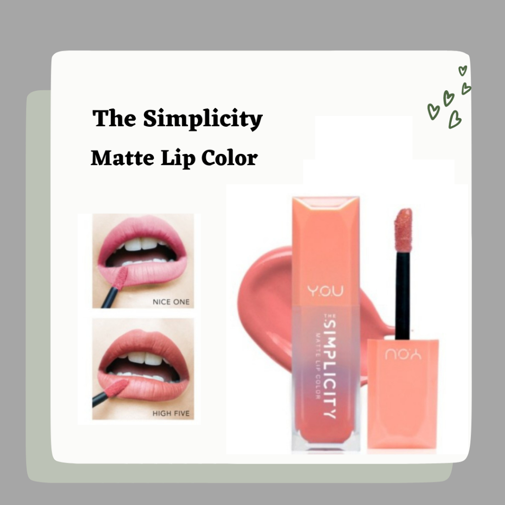 You The Simplicity Matte Lip Color | Lipstick | Lipstik | Lip Matte ...