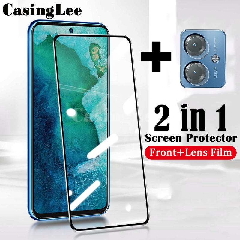 (2 Pieces) Moto G64 Screen Protector Tempered Glass Camera Lens ...
