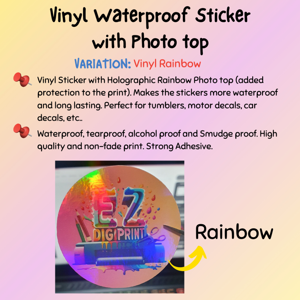 Label Sticker | Product Sticker | Logo Sticker | Waterproof Sticker ...