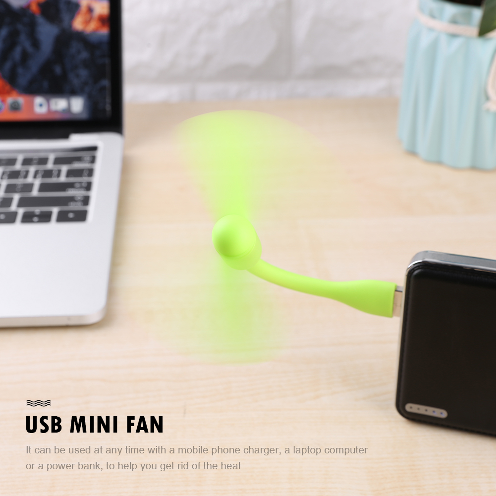 Mini Flexible Bendable Usb Fan For Power Bank Lap Pc Ac Charger ...