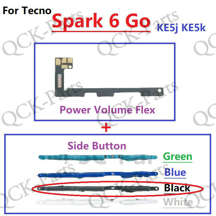 Switch Key Power On Off and Volume up down Side Button Keys Flex For ...
