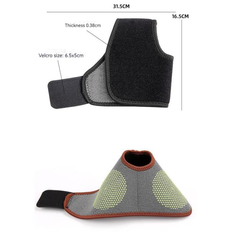 HOT Self-Heating Therapy Ankle Belt Heel Brace Elastic Guard Bandage ...